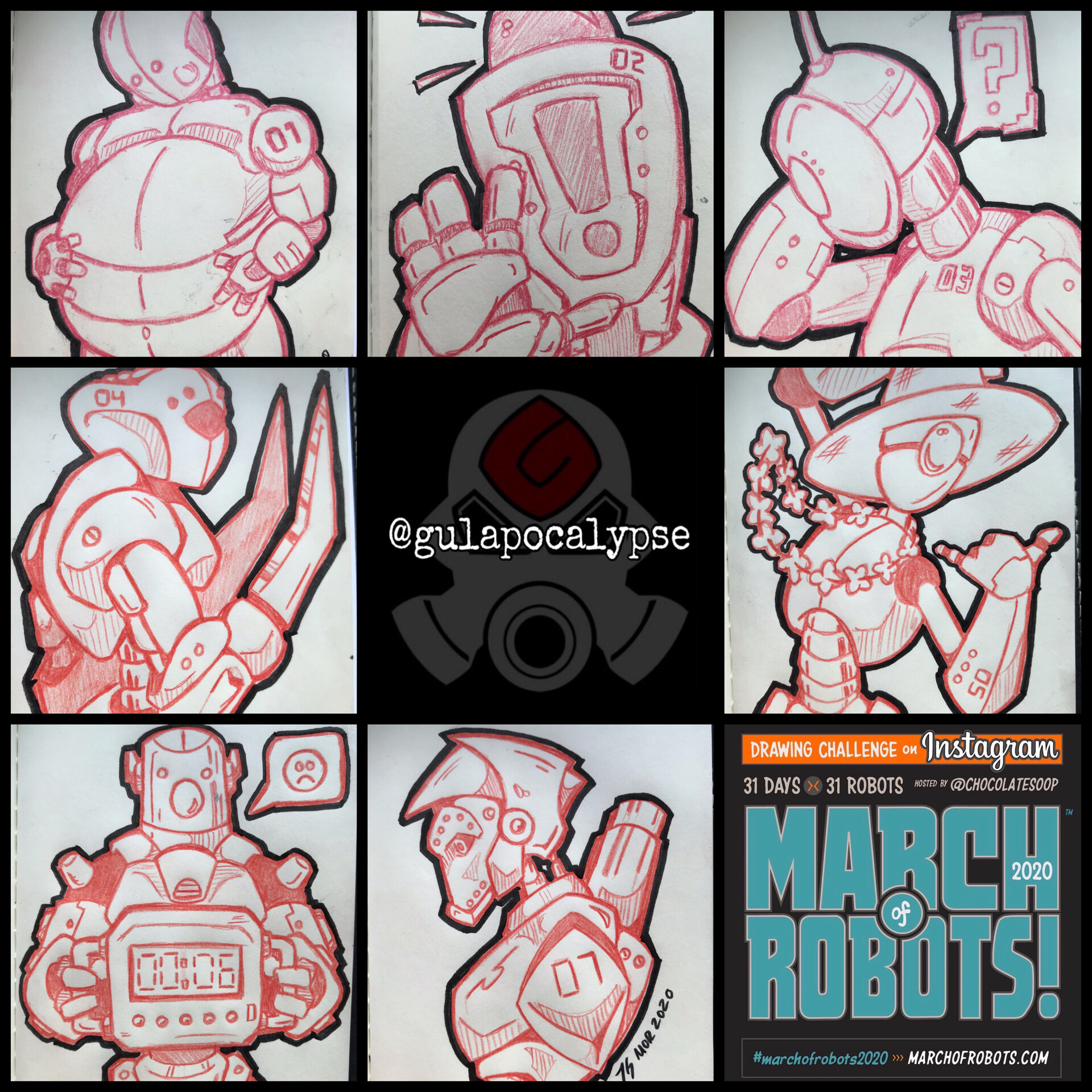 ArtStation - March of Robots 2020 Week 1