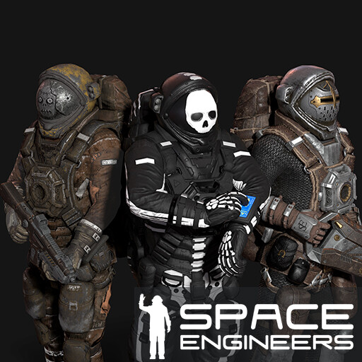 ArtStation - Astronaut skins (Skeleton/Zombie/Knight)