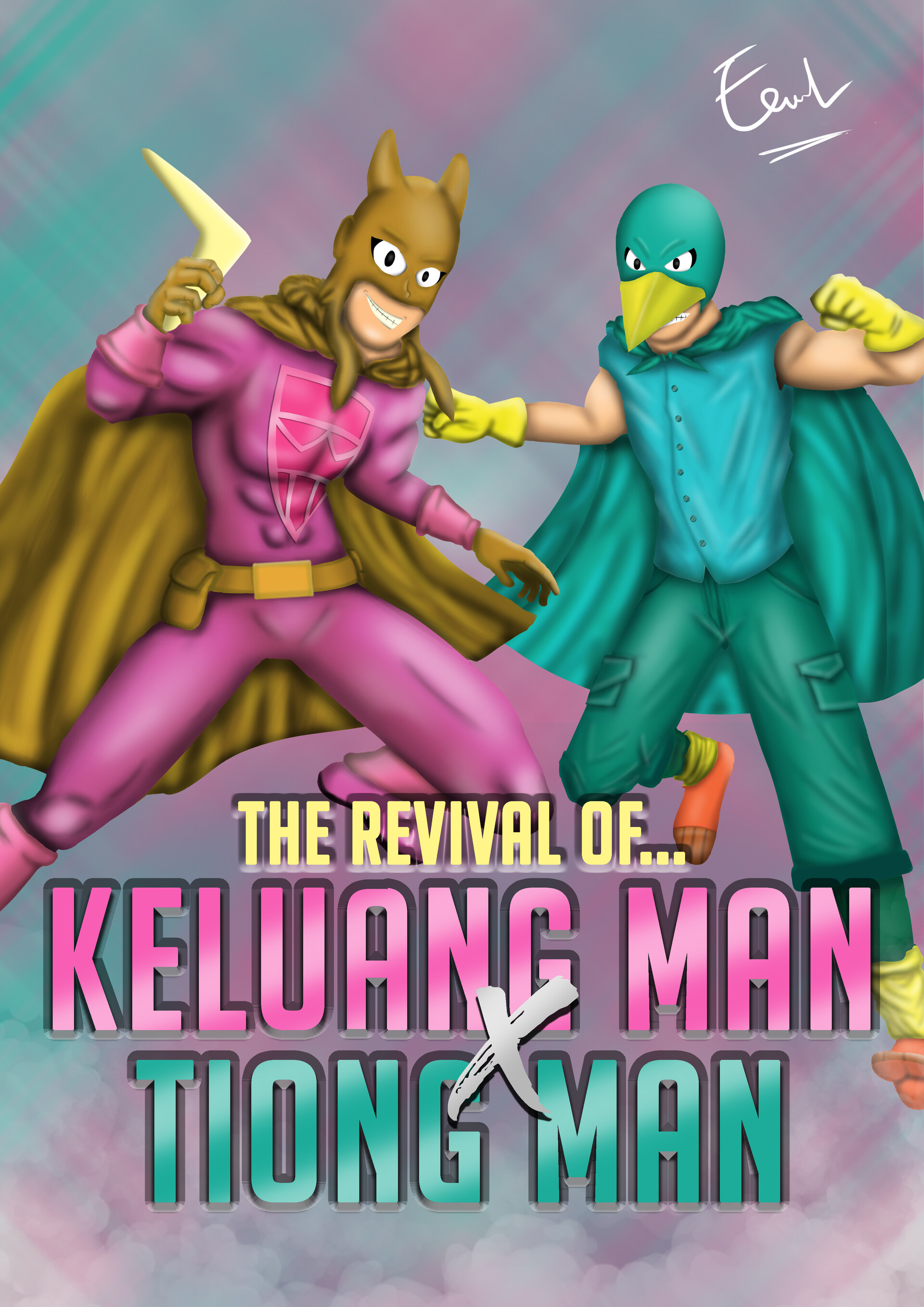 ArtStation - Keluang Man x Tiong Man