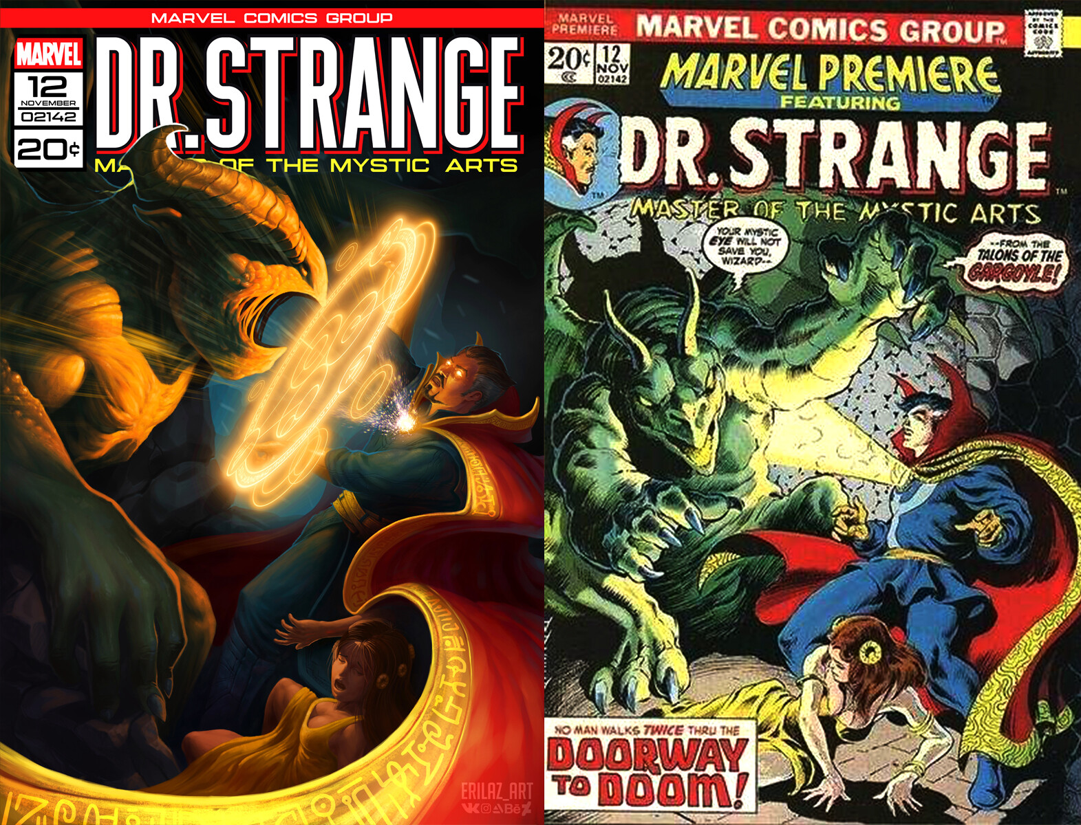ArtStation - Doctor Strange cover redraw