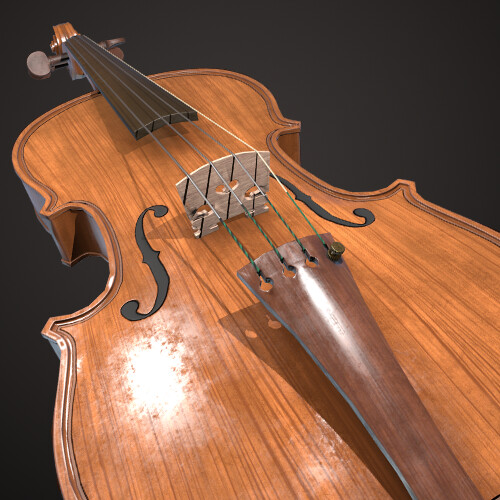 ArtStation - Violin | Game Ready