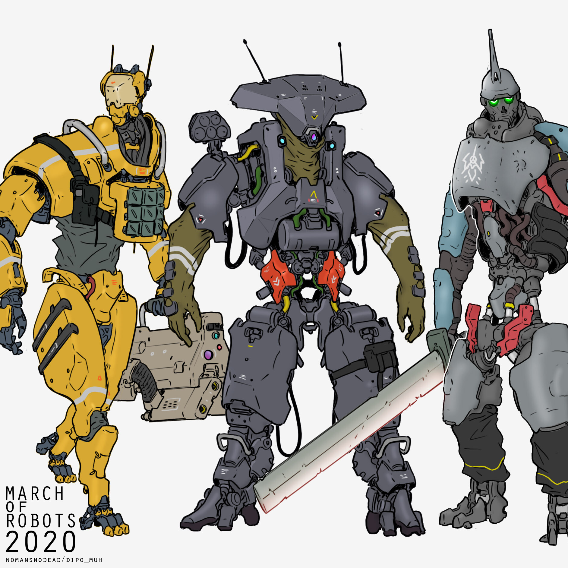 ArtStation - March of Robots 2020 Part I