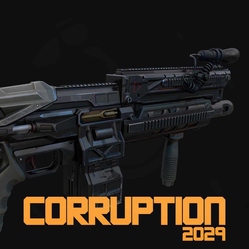 ArtStation - Corruption 2029 | MACHINE GUN