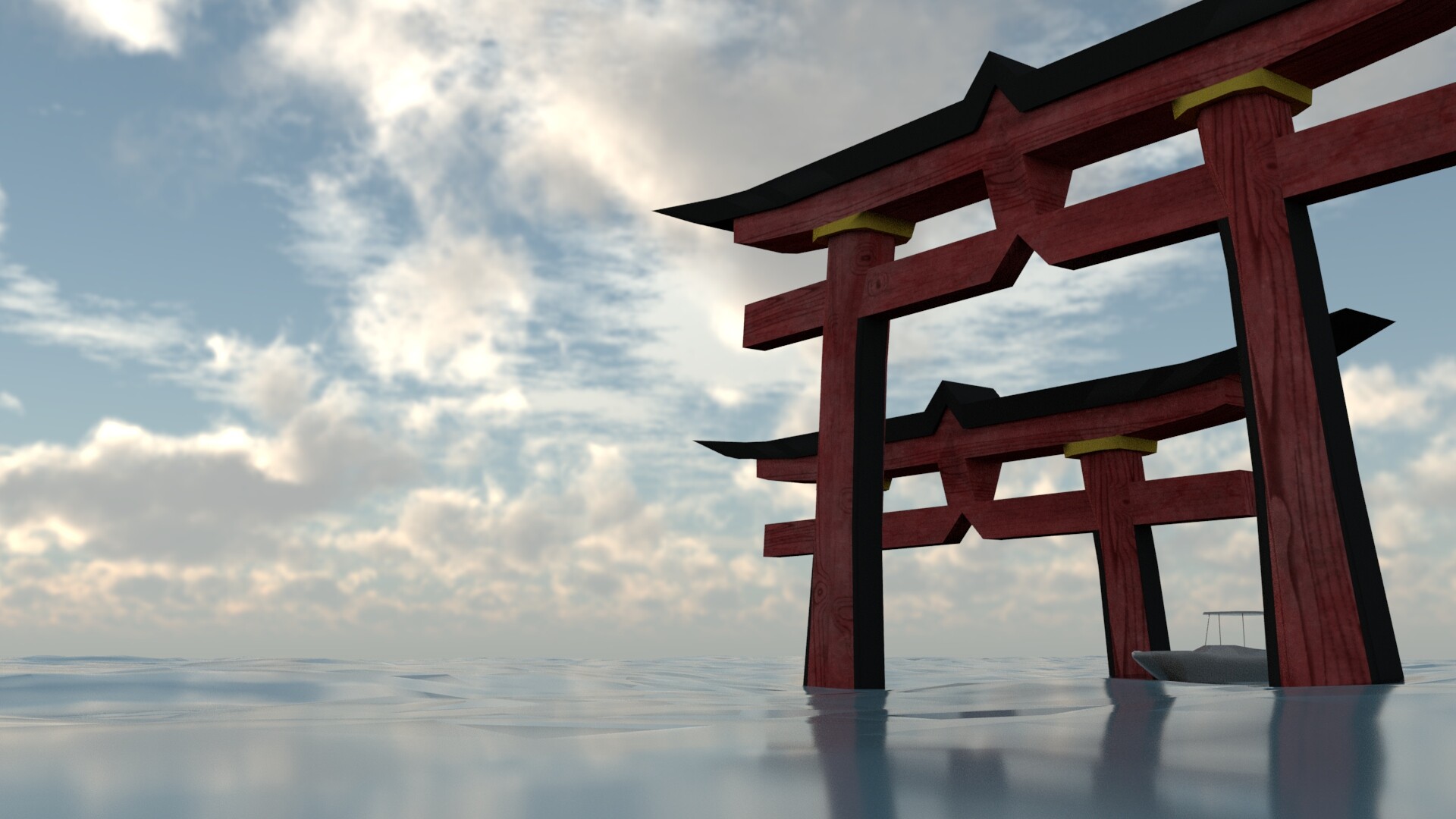 ArtStation - Water Shrine Gate