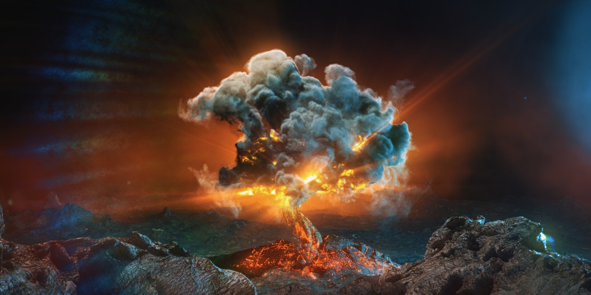 ArtStation - Some Pyro and composing fun
