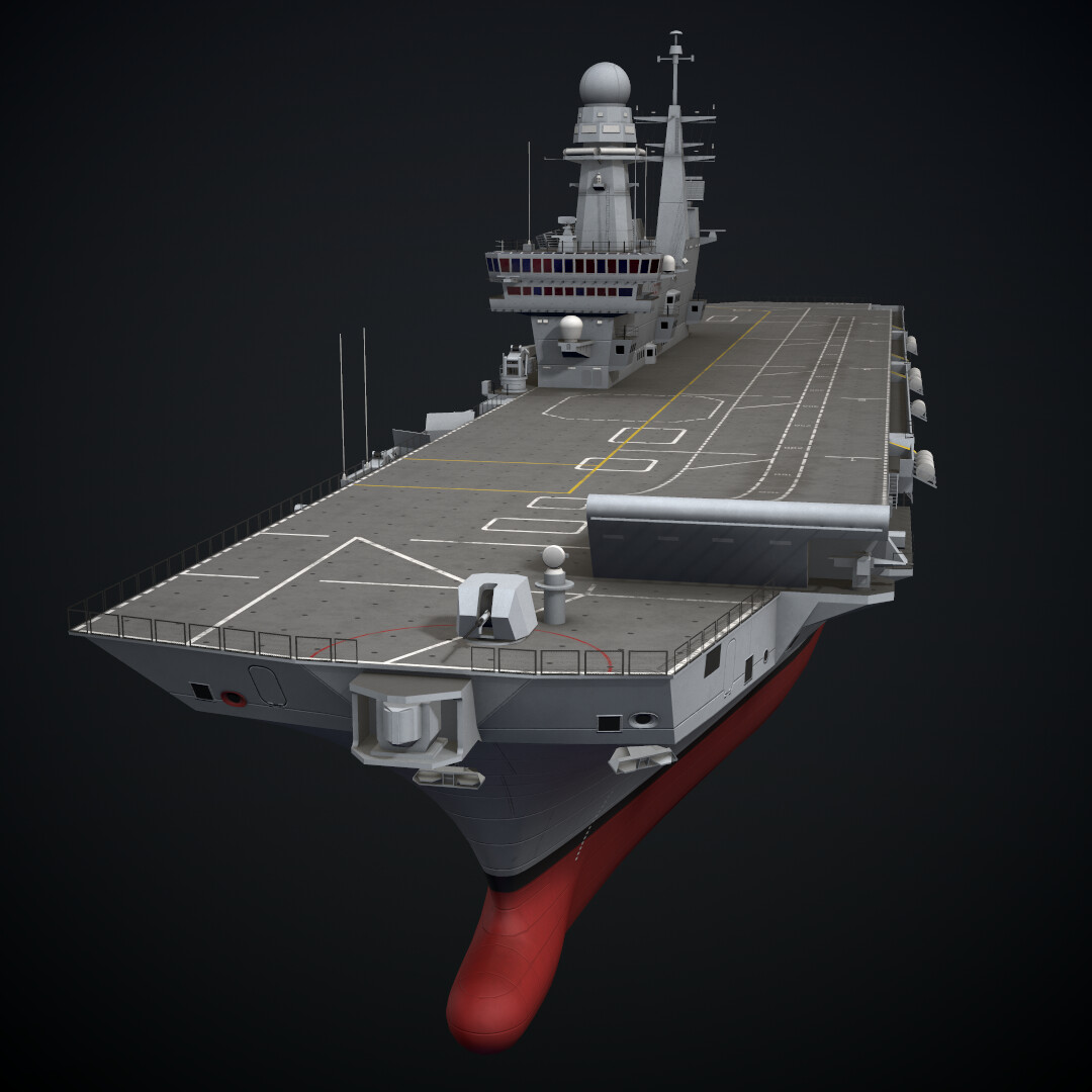 ArtStation - Cavour. (Italian aircraft carrier)