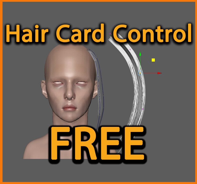 ArtStation - Maya hair card control "FREE"