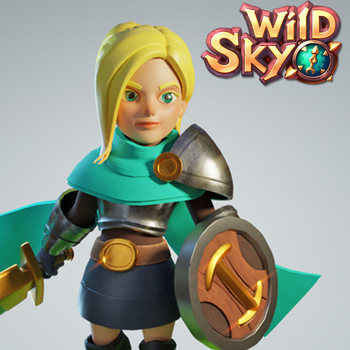 ArtStation - Wildsky TD ---- Wind Knight Fiona