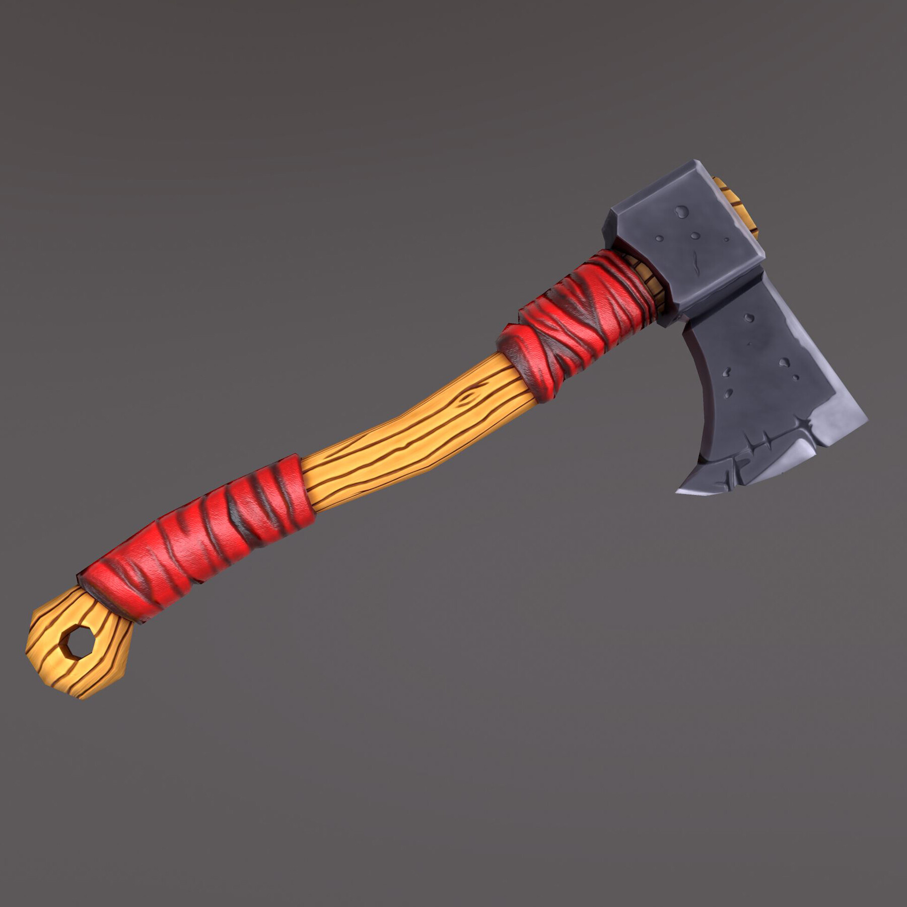 ArtStation - Small hand painted axe