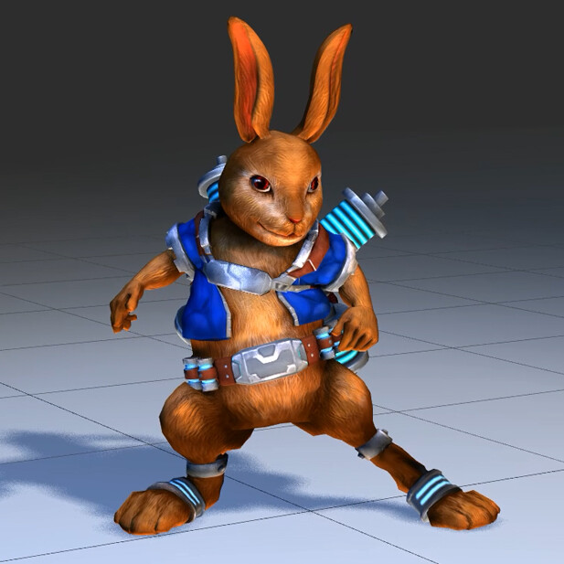 ArtStation - Rabbit 3d character modeling and animation