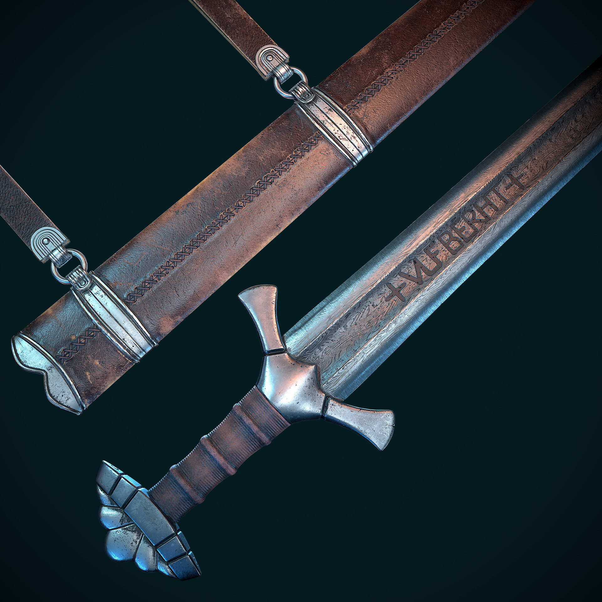 ArtStation - Viking Assets Part08 "Sword" Real-time