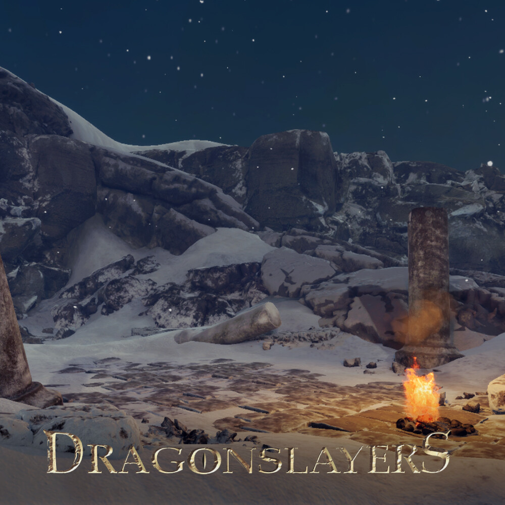 ArtStation - Dragon Slayers Intro Landscape