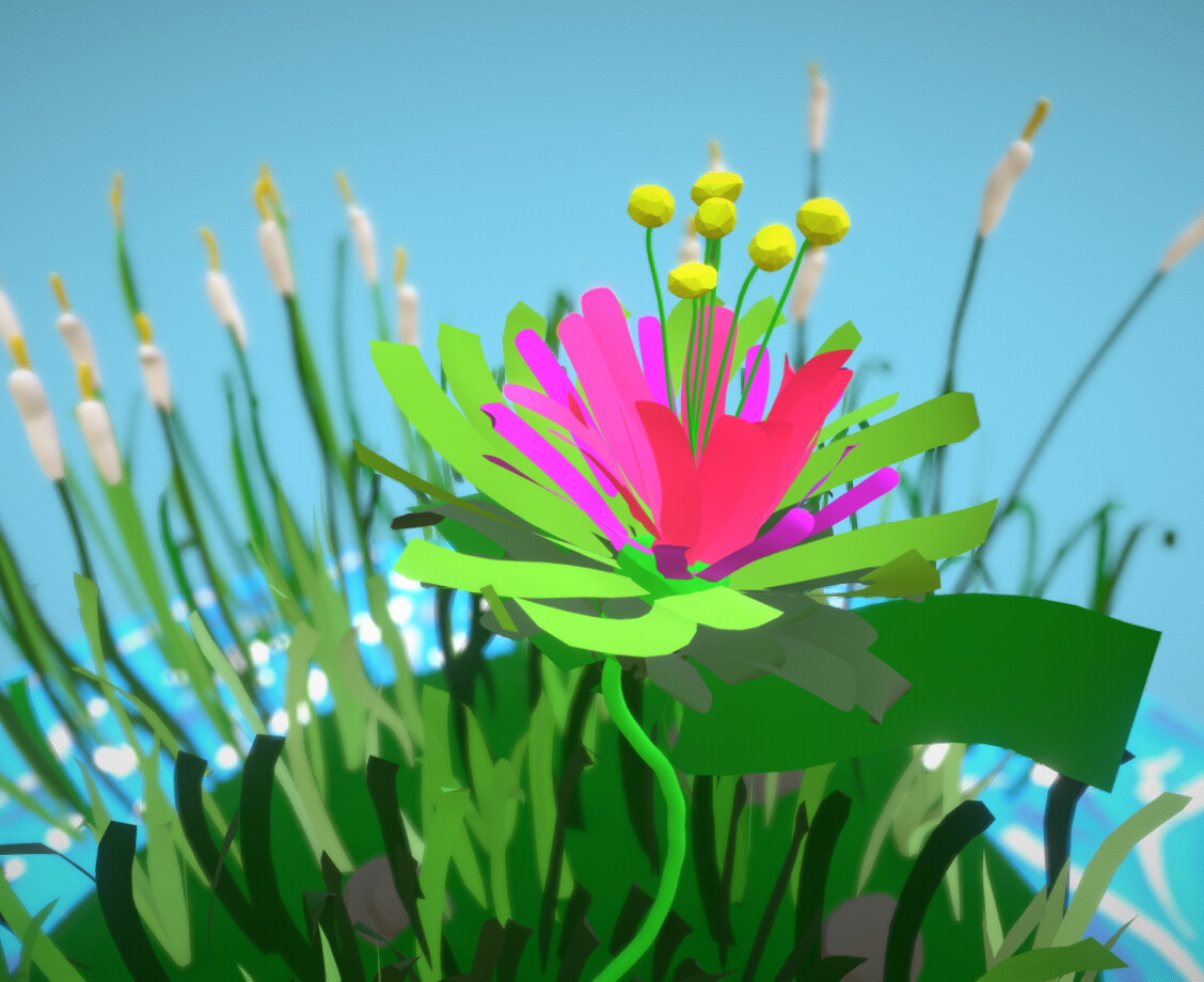 ArtStation - Flower VR with TiltBrush
