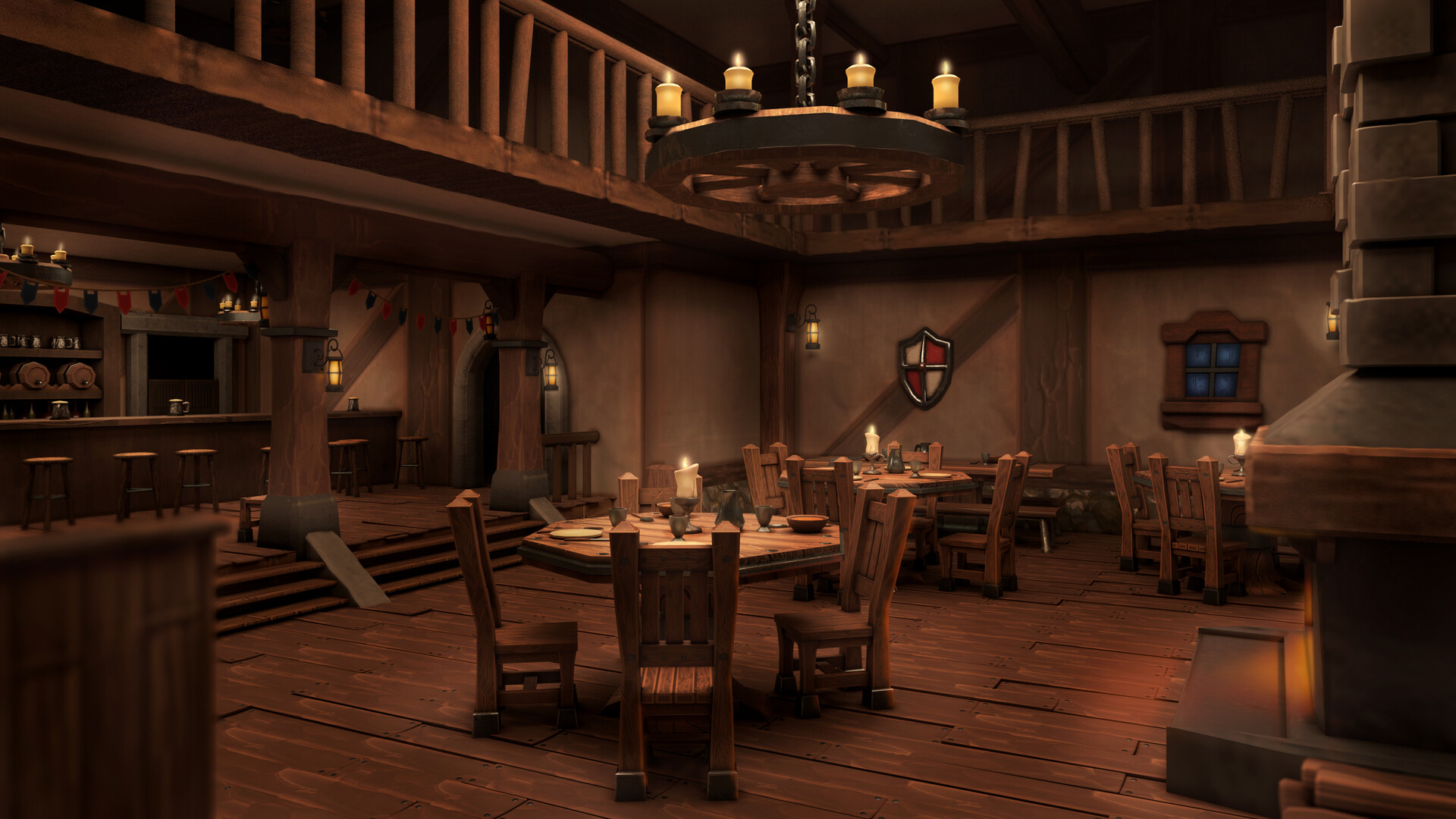 ArtStation - Fantazy Tavern Final Render