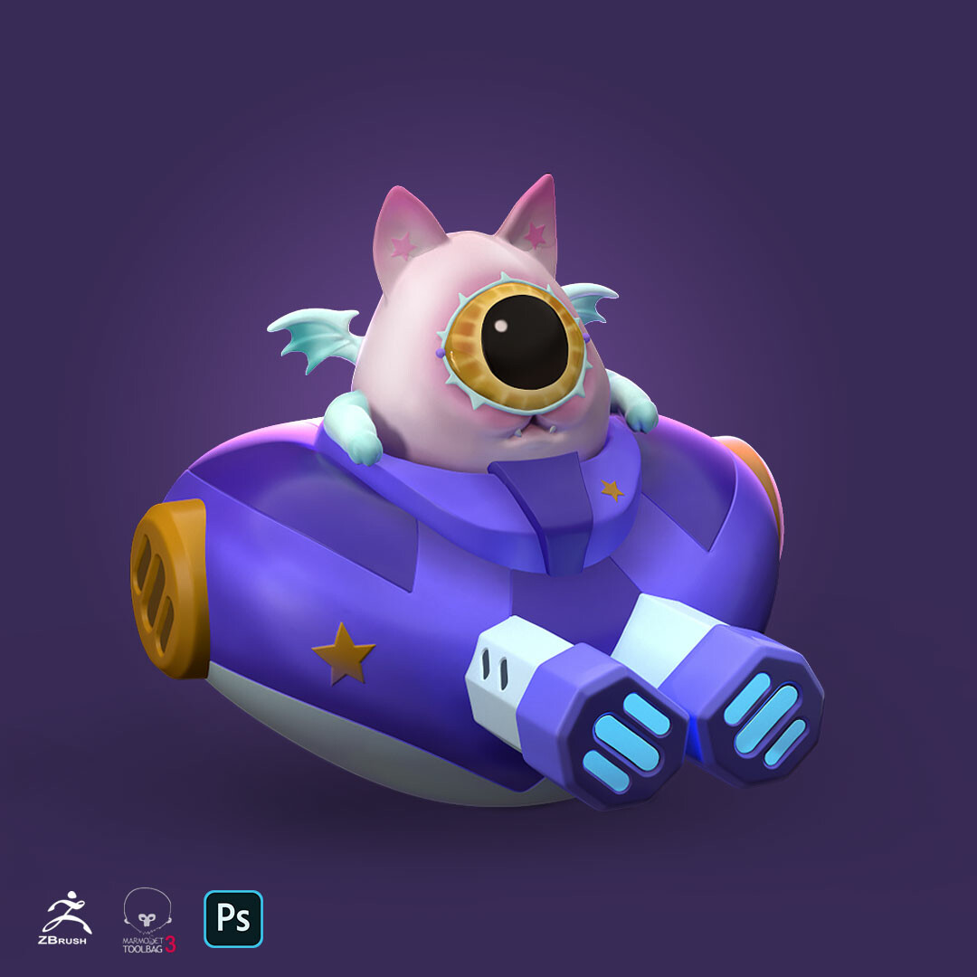 ArtStation - Cat UFO