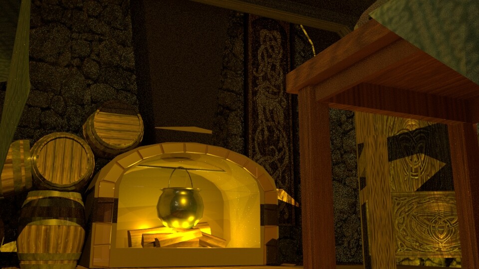 ArtStation - Medieval Kitchen - 3D Art