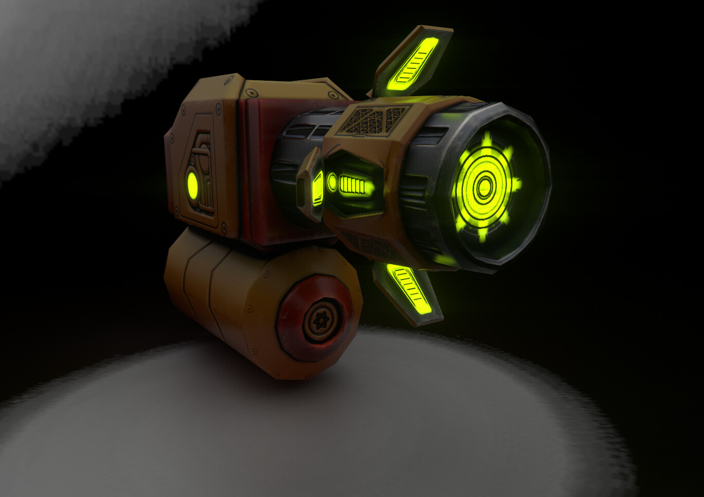 ArtStation - Mech Weapon Set 01 (low poly PBR)