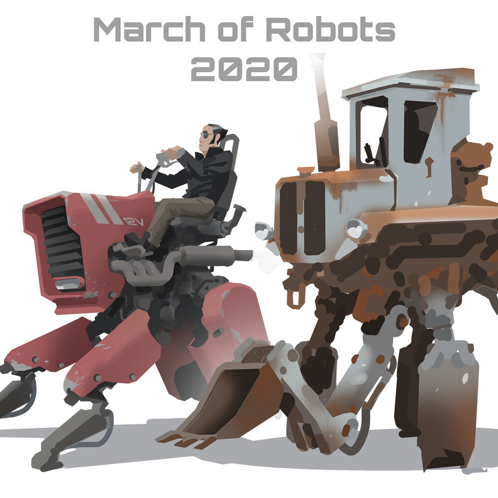 ArtStation - March of Robots - Set 1