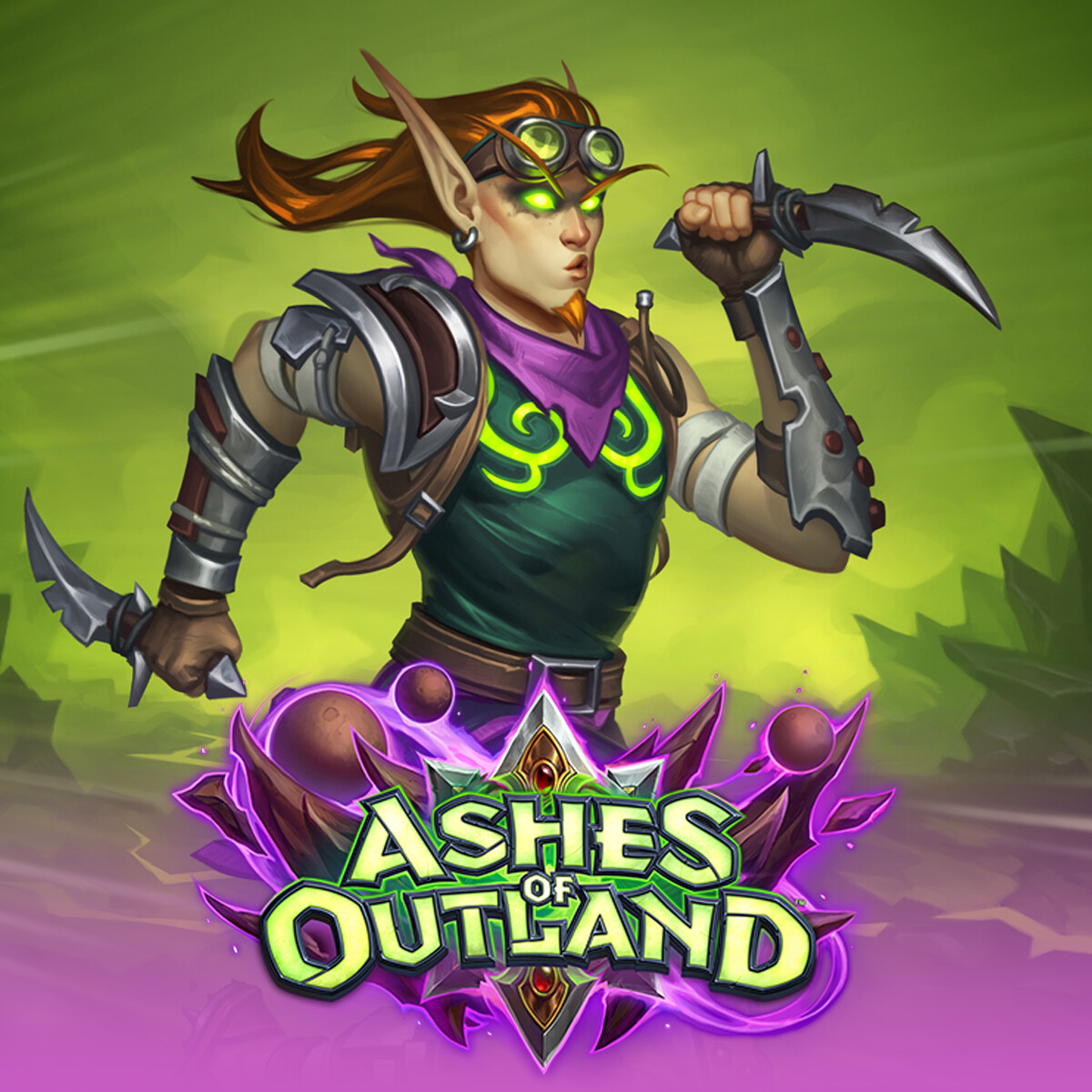 Azora Visuals - Hearthstone Ashes of Outland - Crimson Sigil Runner