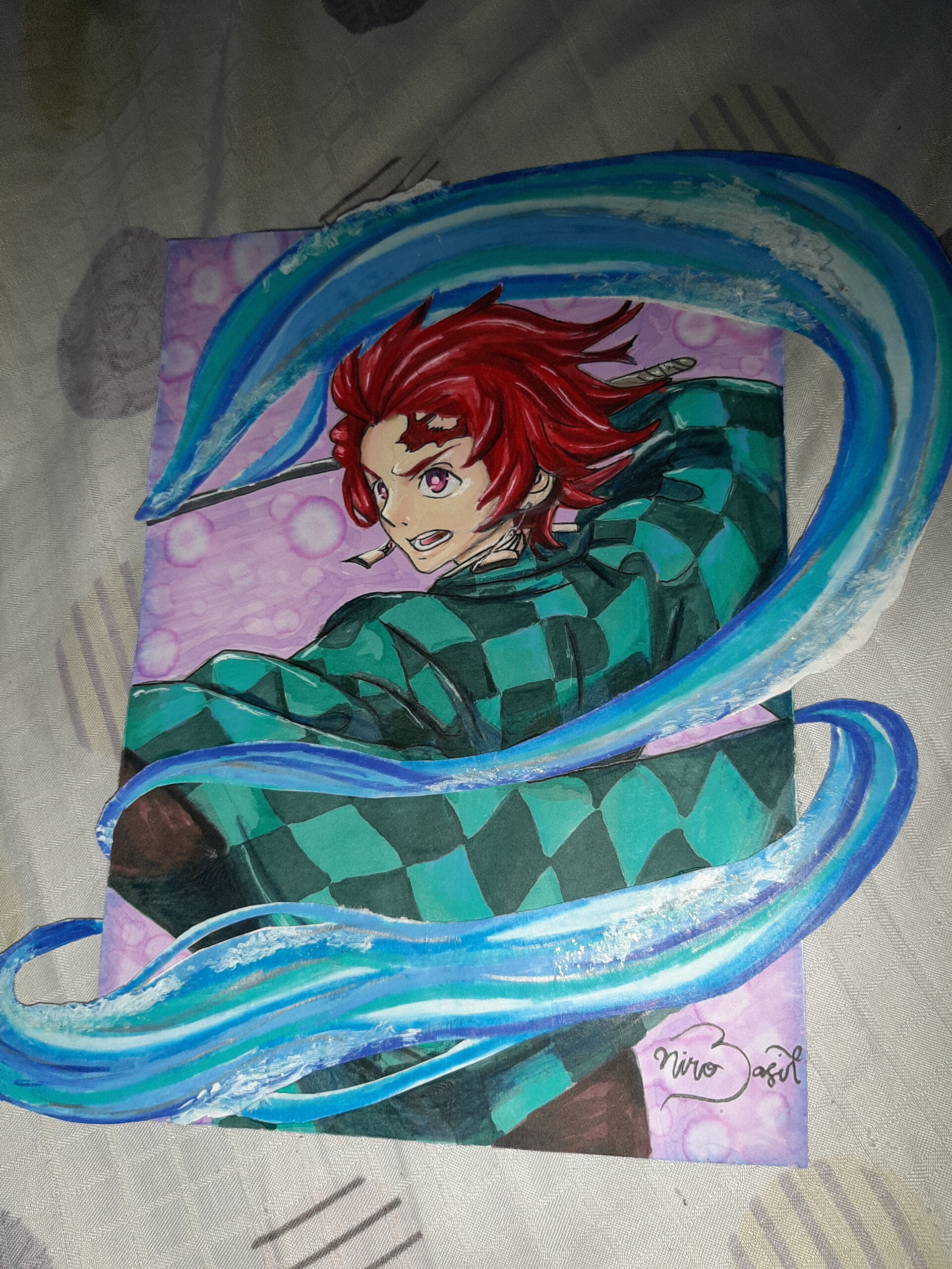 ArtStation - Tanjiro Drawing