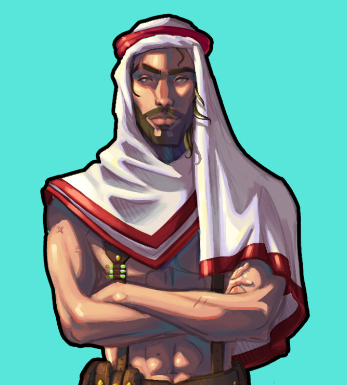 ArtStation - Character Sketch- Edwin