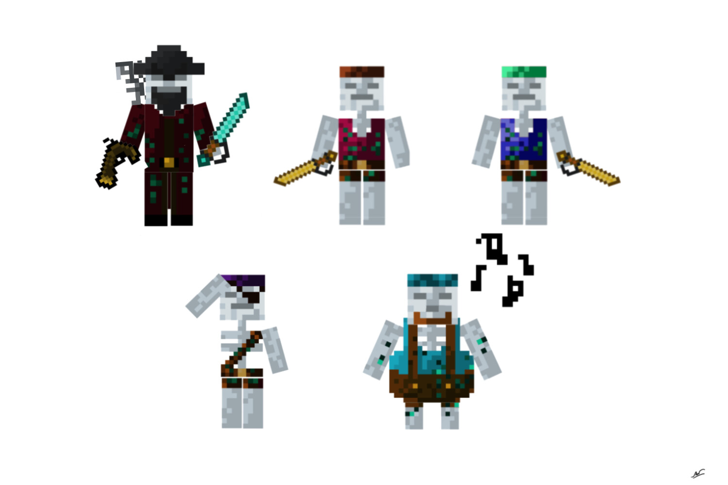 ArtStation - Ghost ship crew