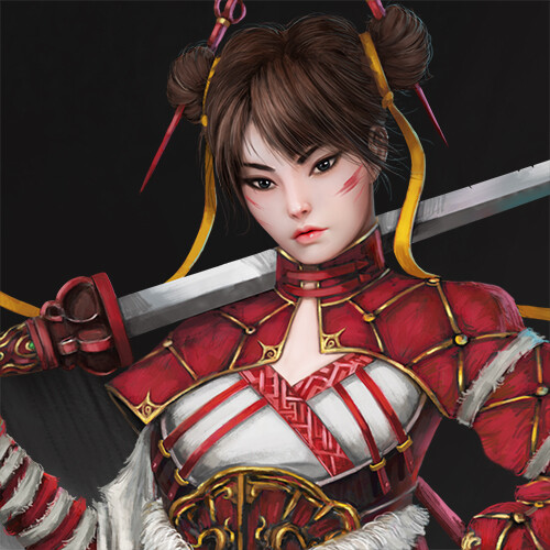 liu ning - 女武士