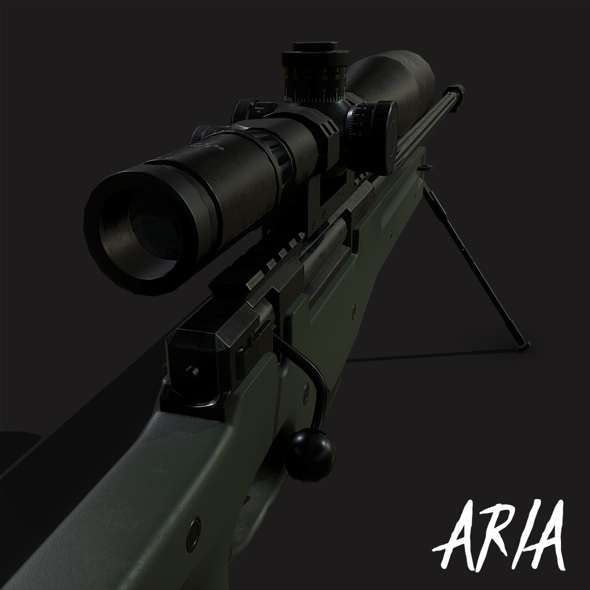 ArtStation - L96A1 Sniper Rifle