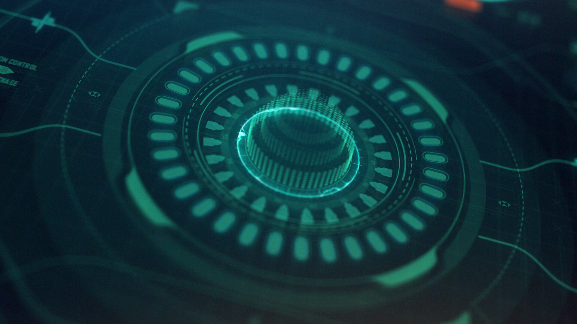 ArtStation - Futuristic UI experiment - The Core