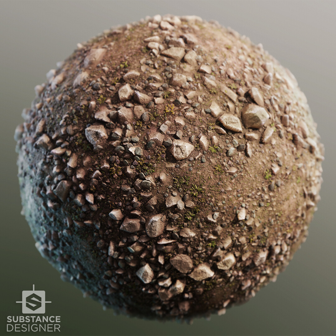 ArtStation - Substance Designer - Mountain Path