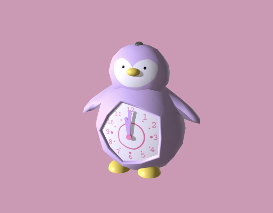 ArtStation - Penguin Alarm Clock