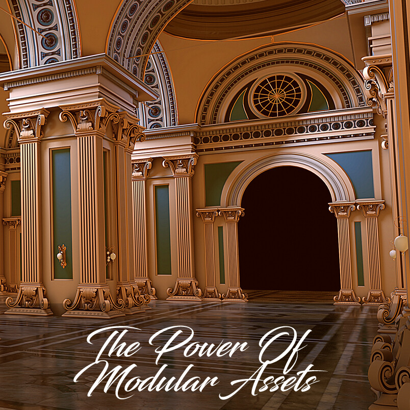 ArtStation - The Power Of Modular Assets Blender 2.8