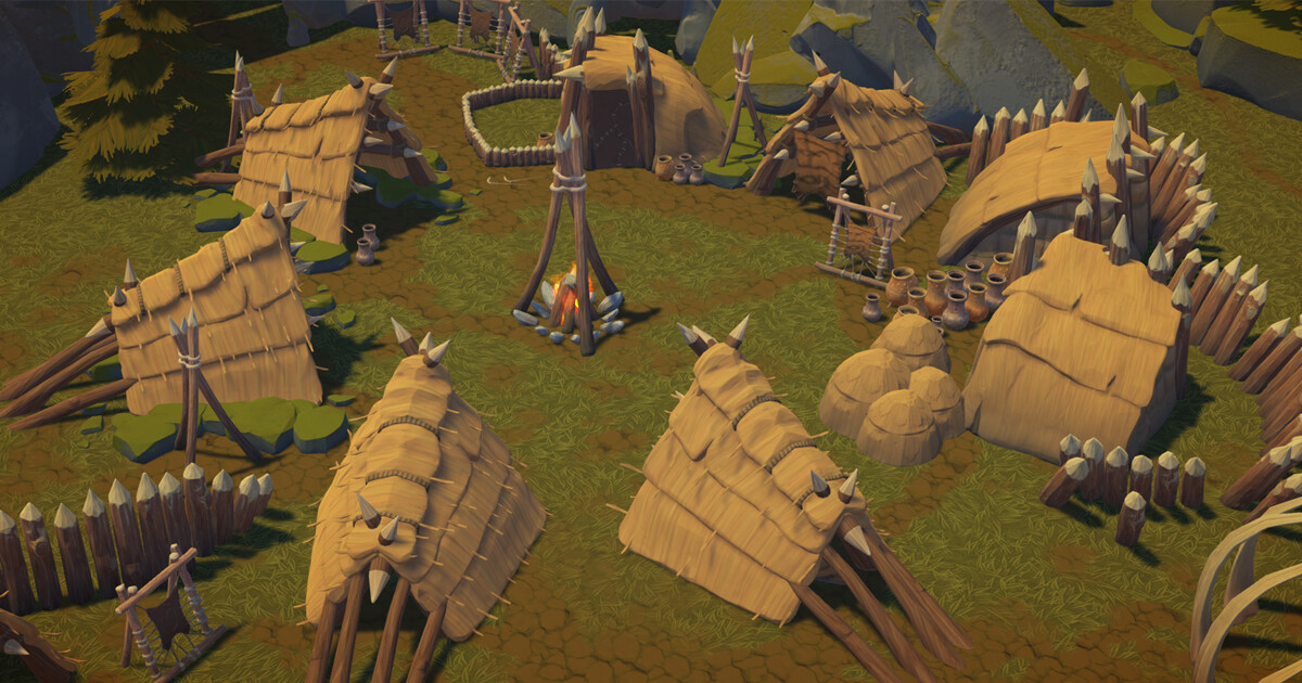 ArtStation - The Primitive Settlement