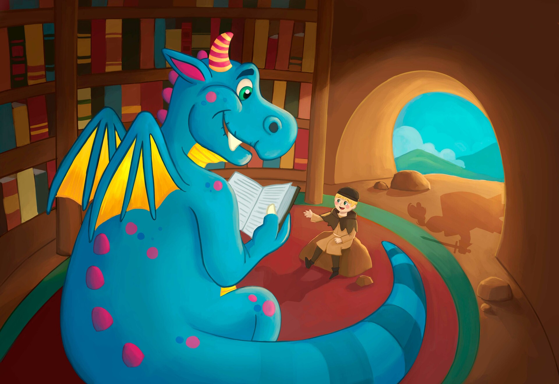 ArtStation - The Reluctant Dragon