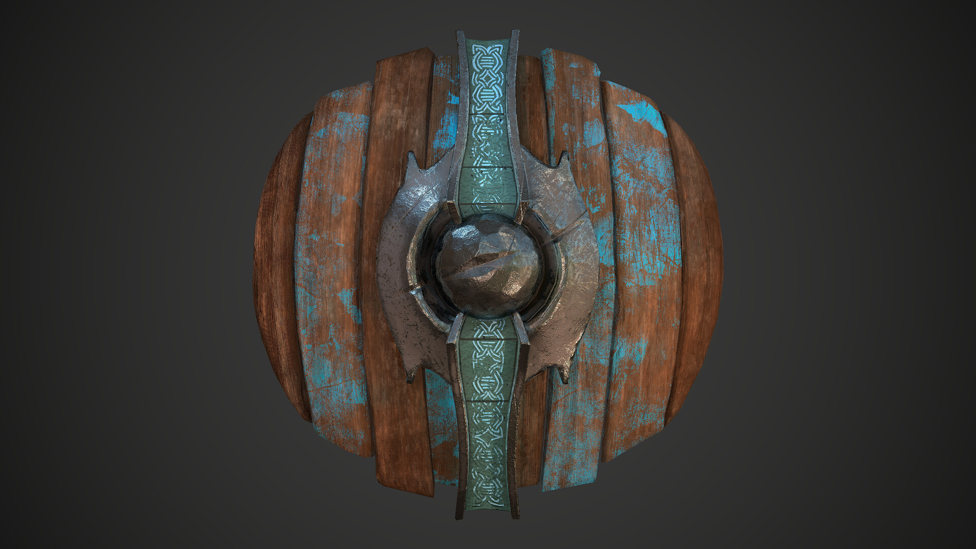 ArtStation - Nordic fantasy war shield