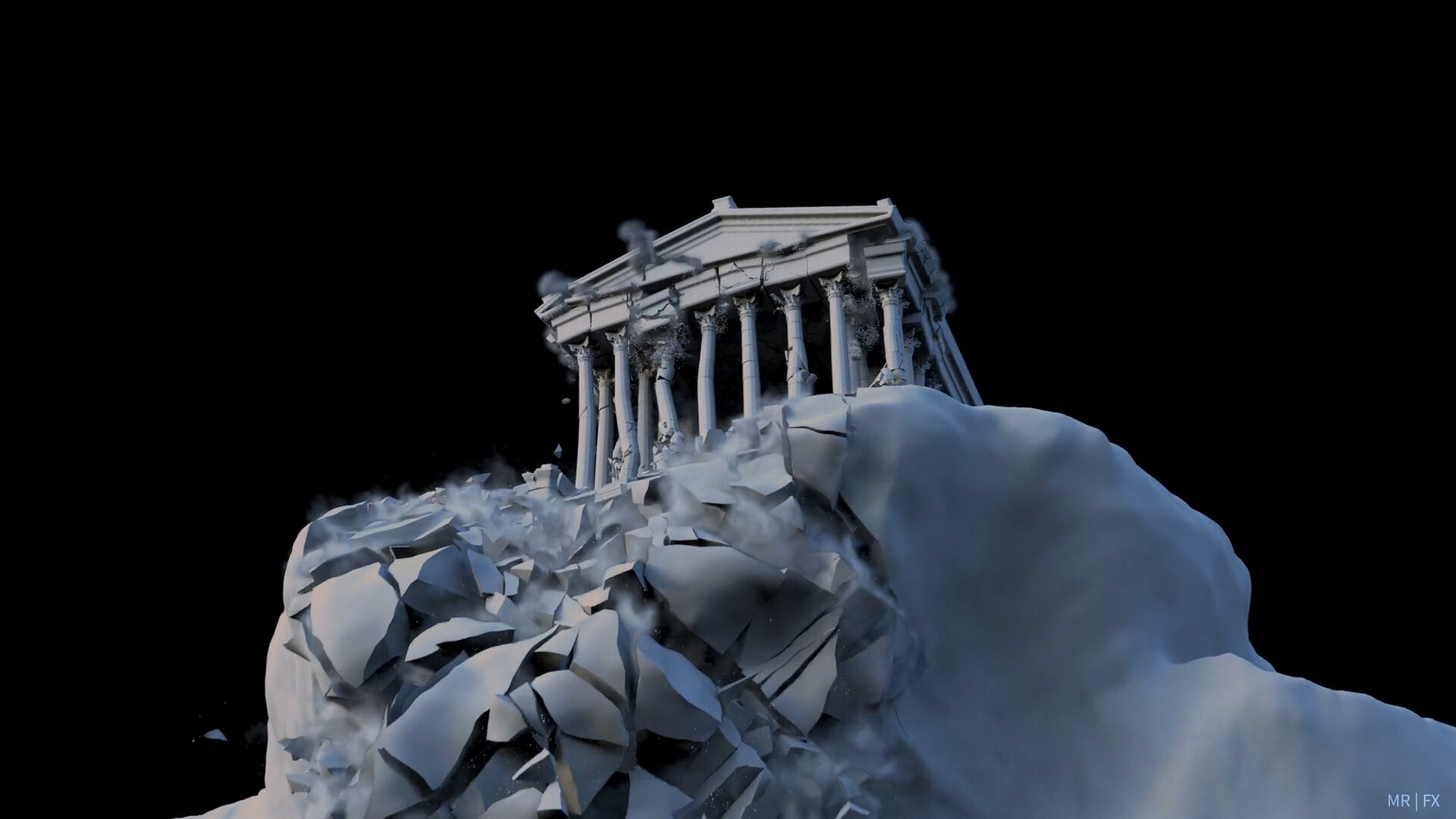 ArtStation - Temple RBD Destruction