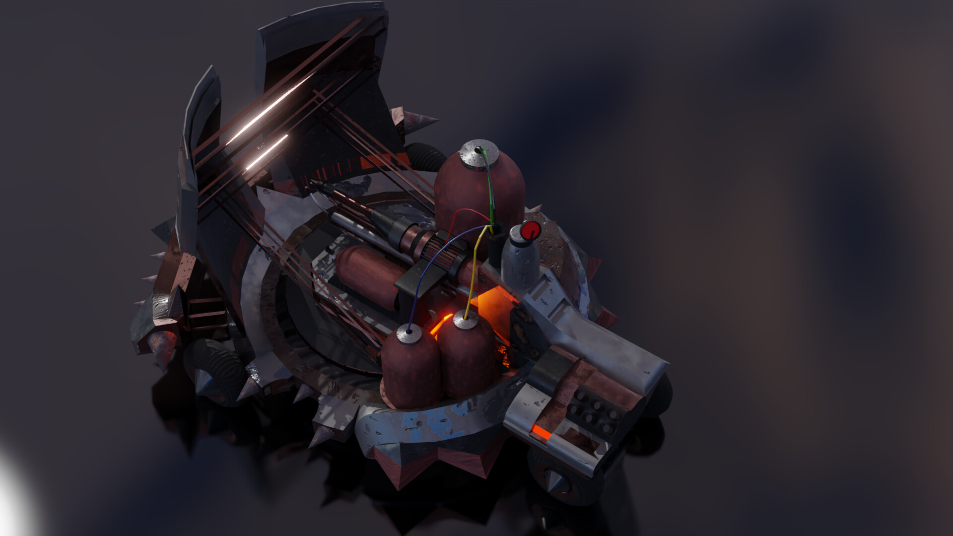 ArtStation - Flamethrower Roomba