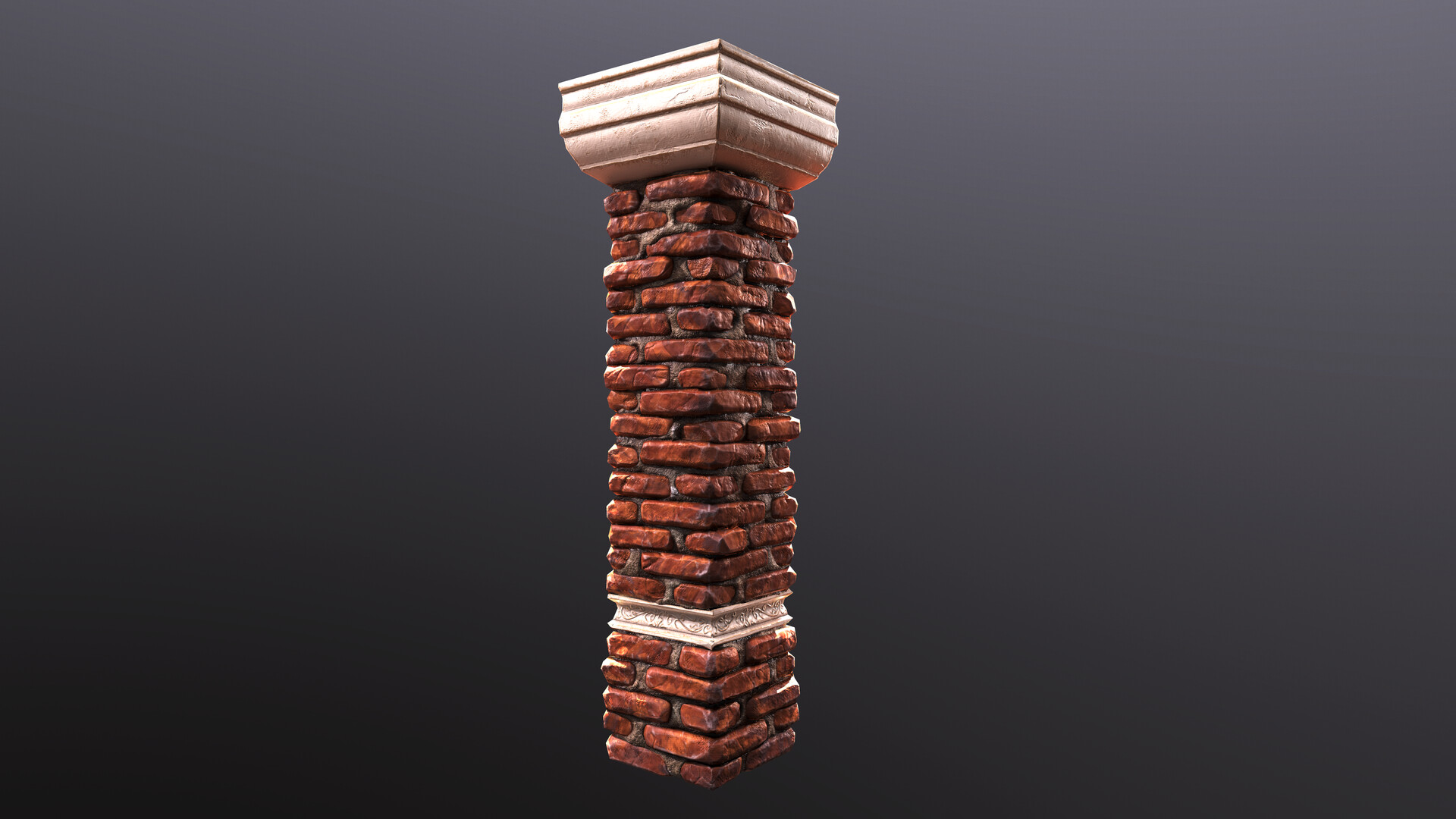 ArtStation - Brick Pillar