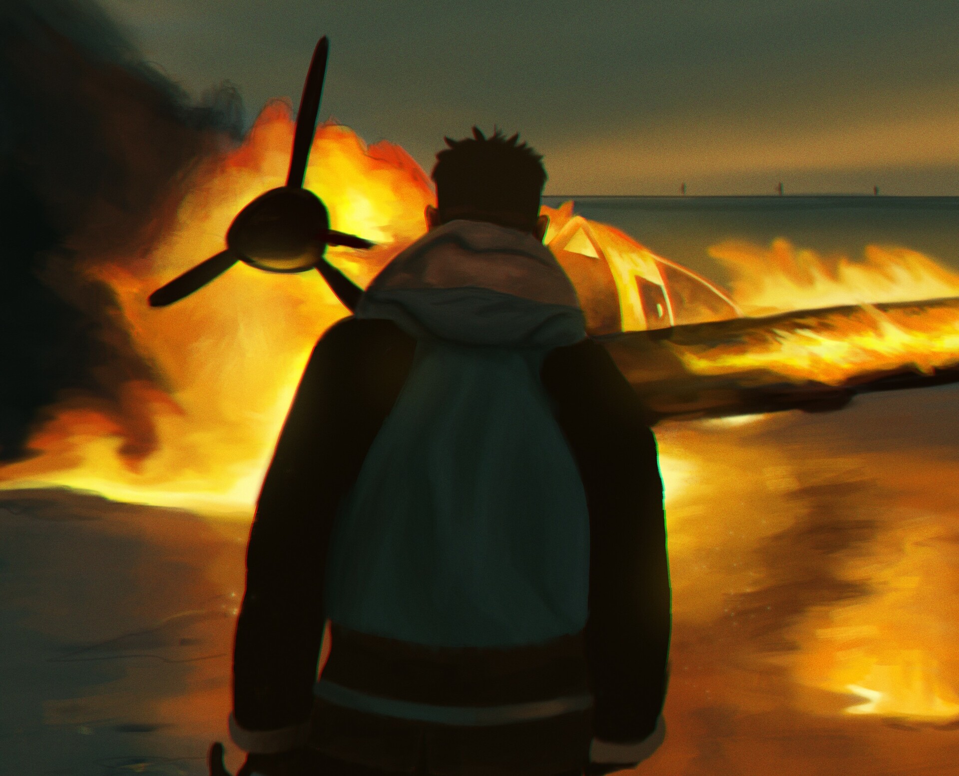 ArtStation - Dunkirk Ending Scene