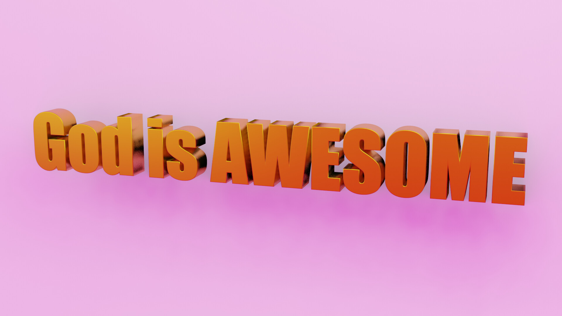 ArtStation - God is AWESOME - Motion Graphics Animation