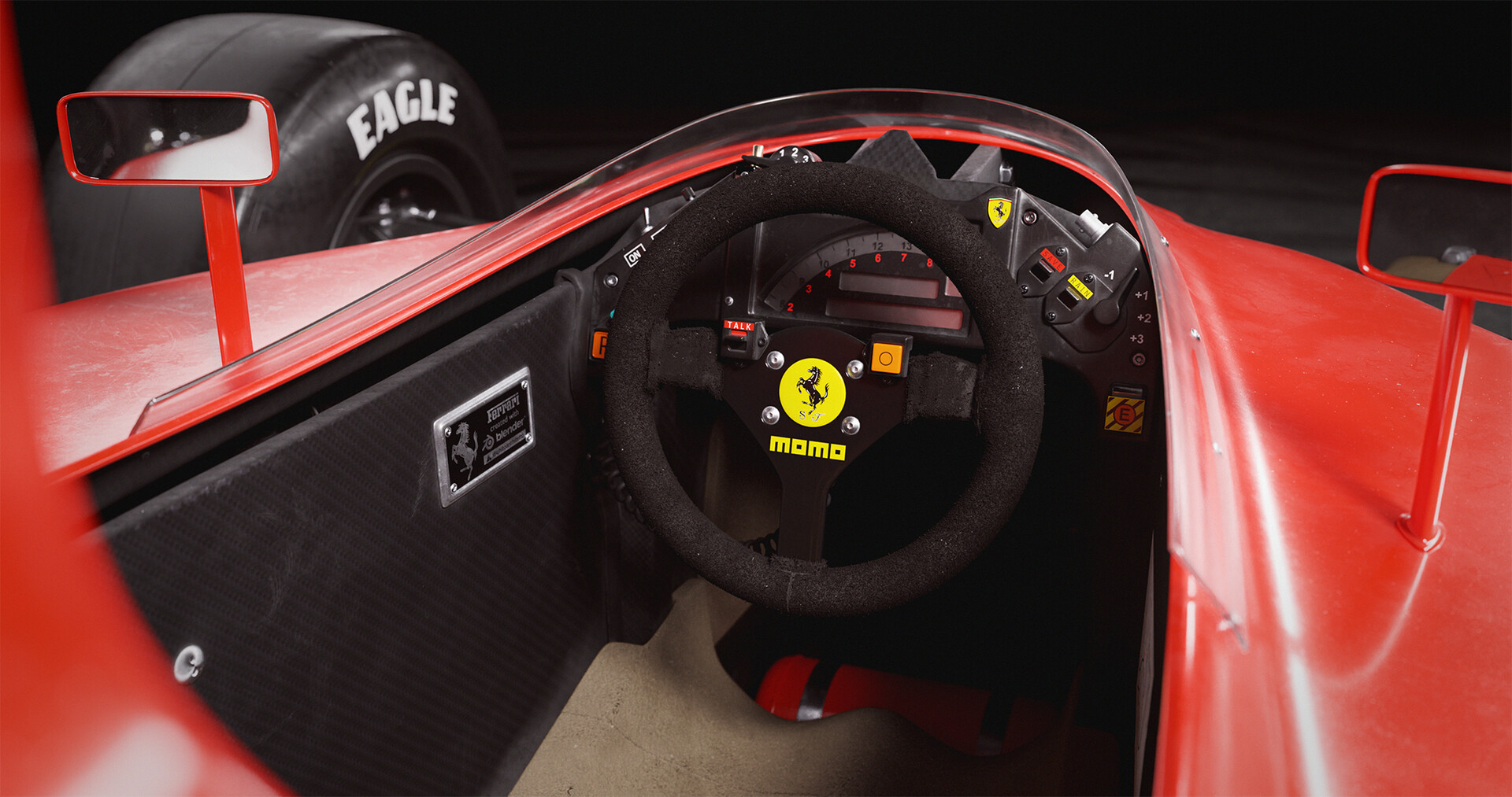 ArtStation - Ferrari 641 - closeup