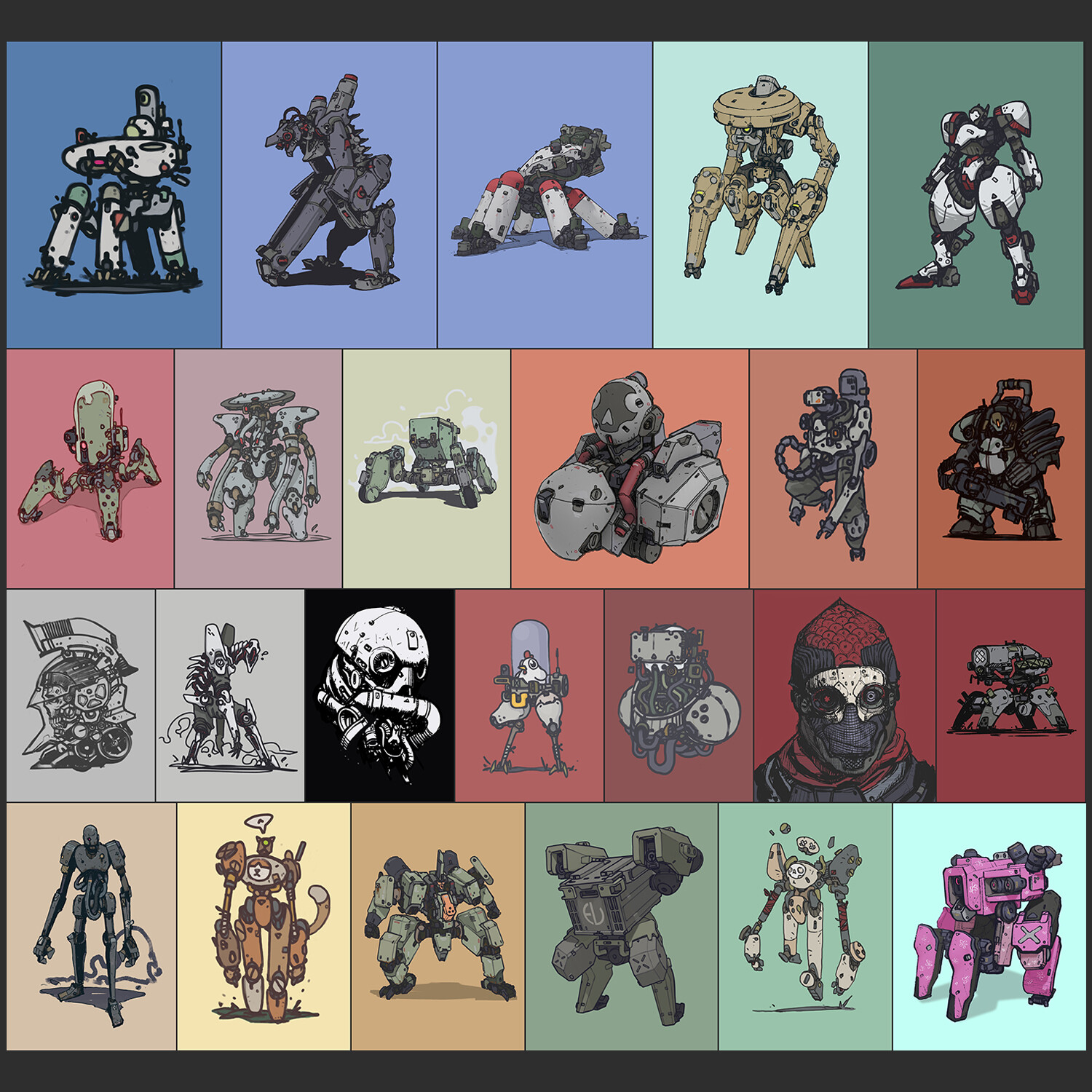 ArtStation - March Of Robots 2020