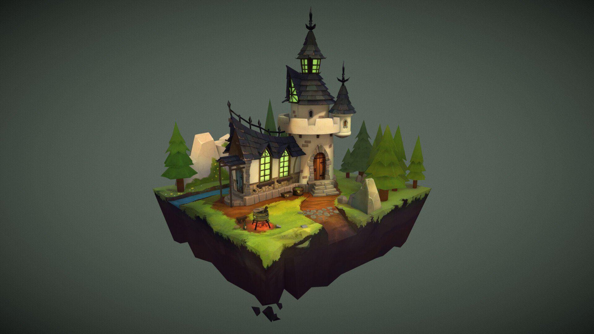 ArtStation - Witch's Castle