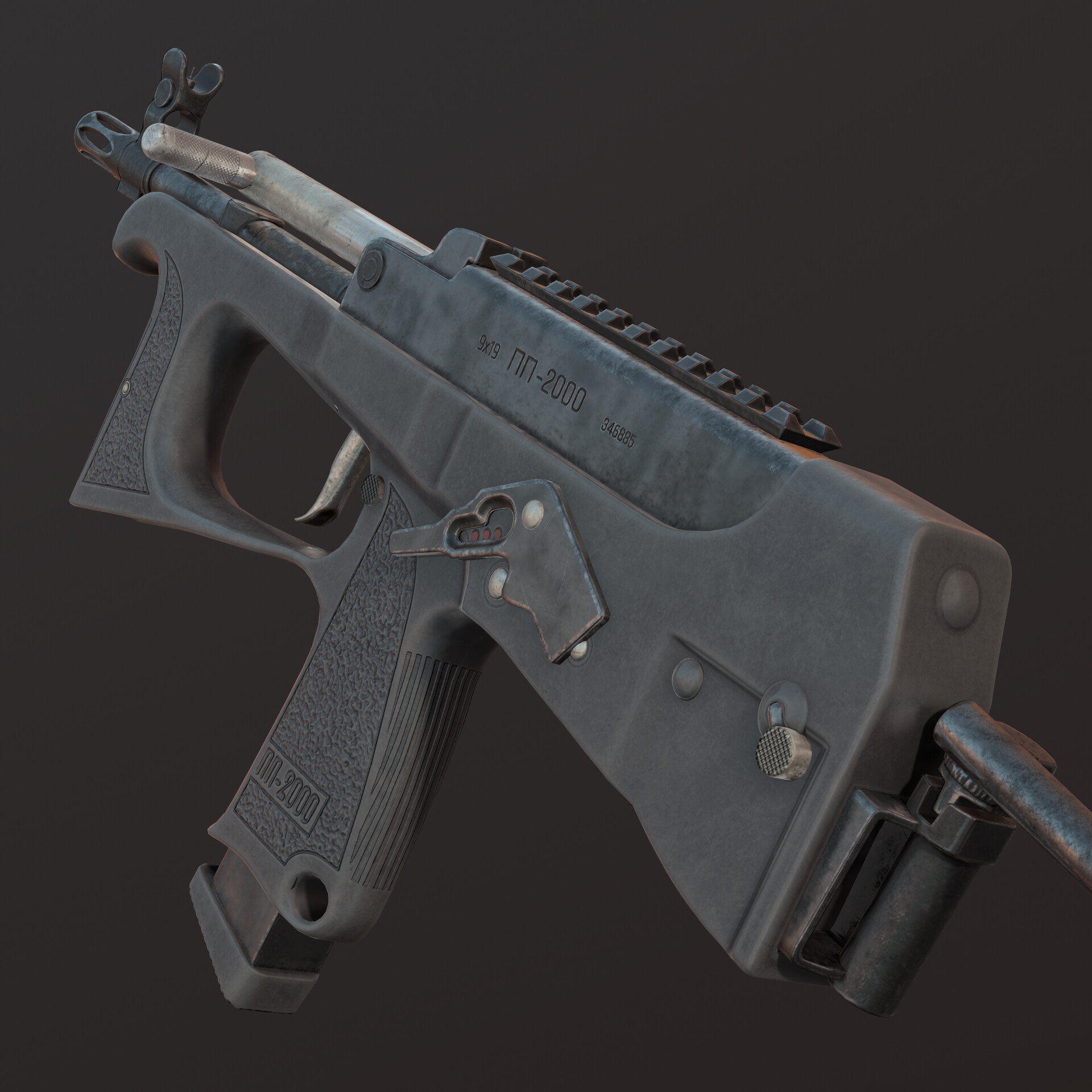 ArtStation - PP-2000 submachine gun