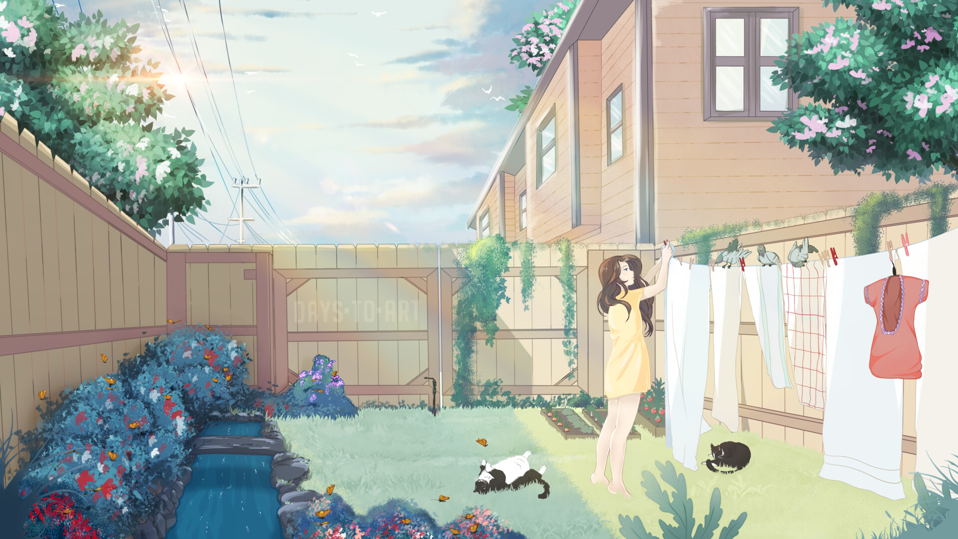 ArtStation - Backyard Oasis
