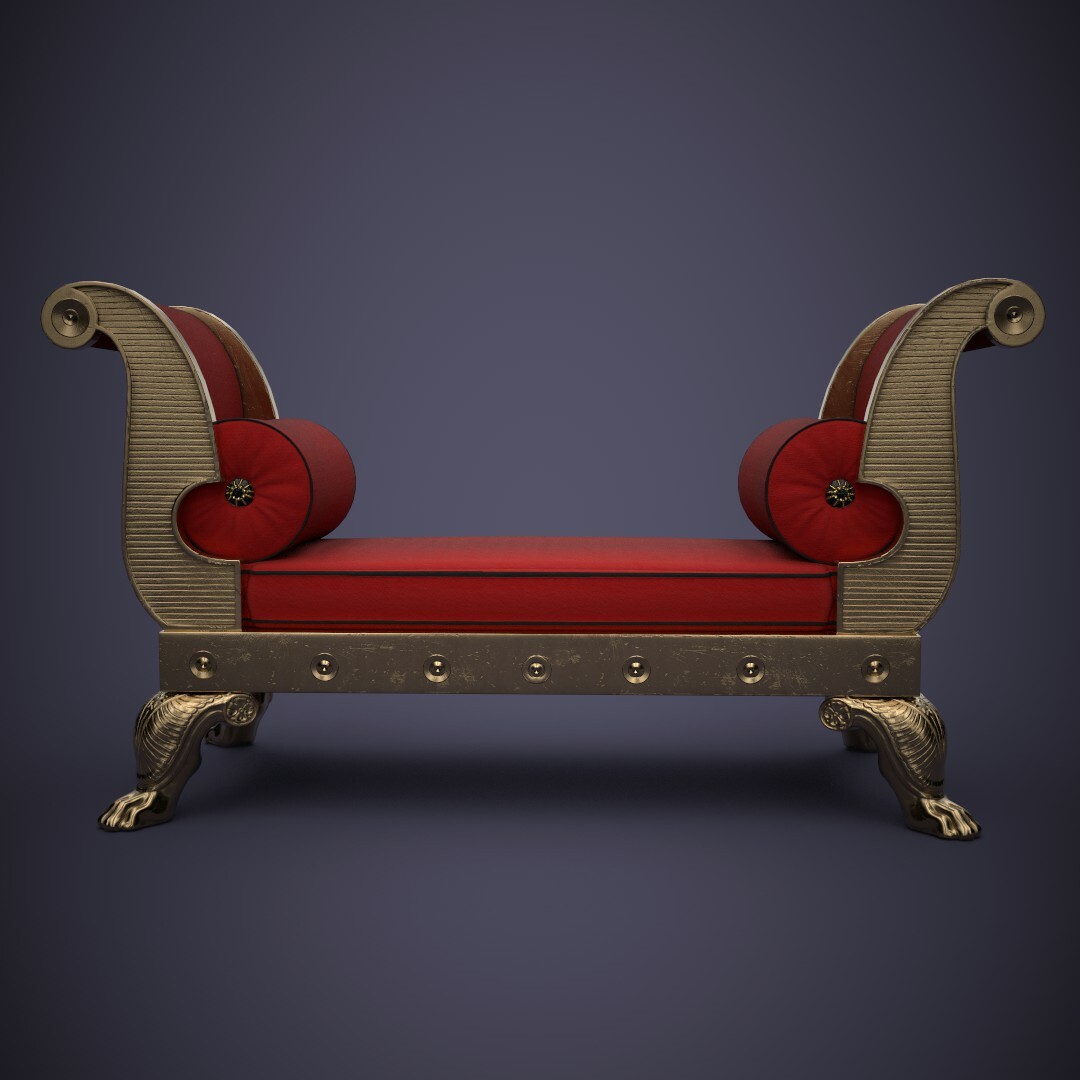ArtStation - Regency Style Chair