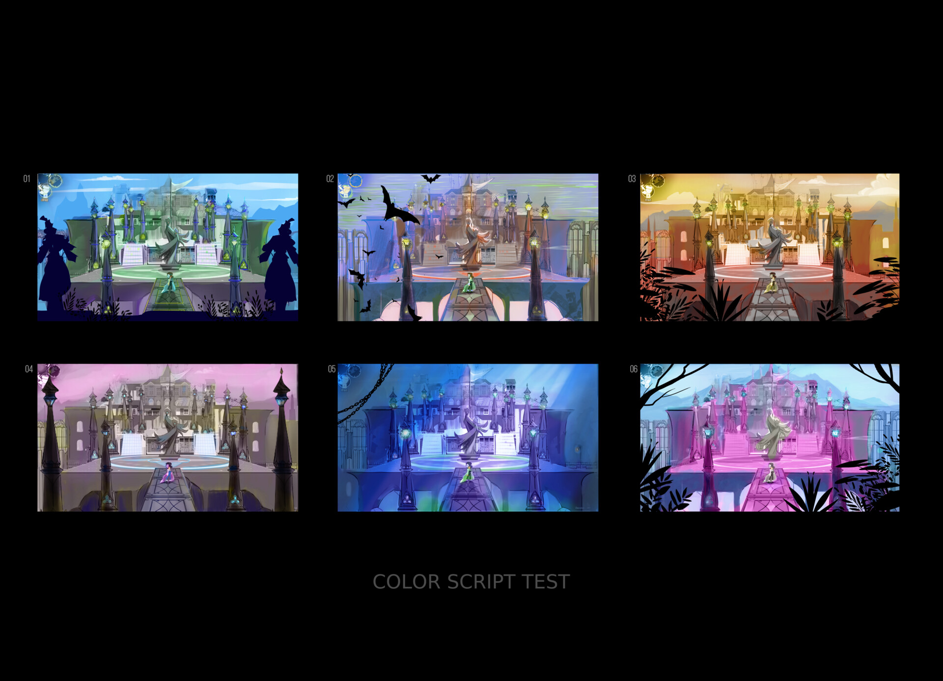 ArtStation - Color script test for videogame