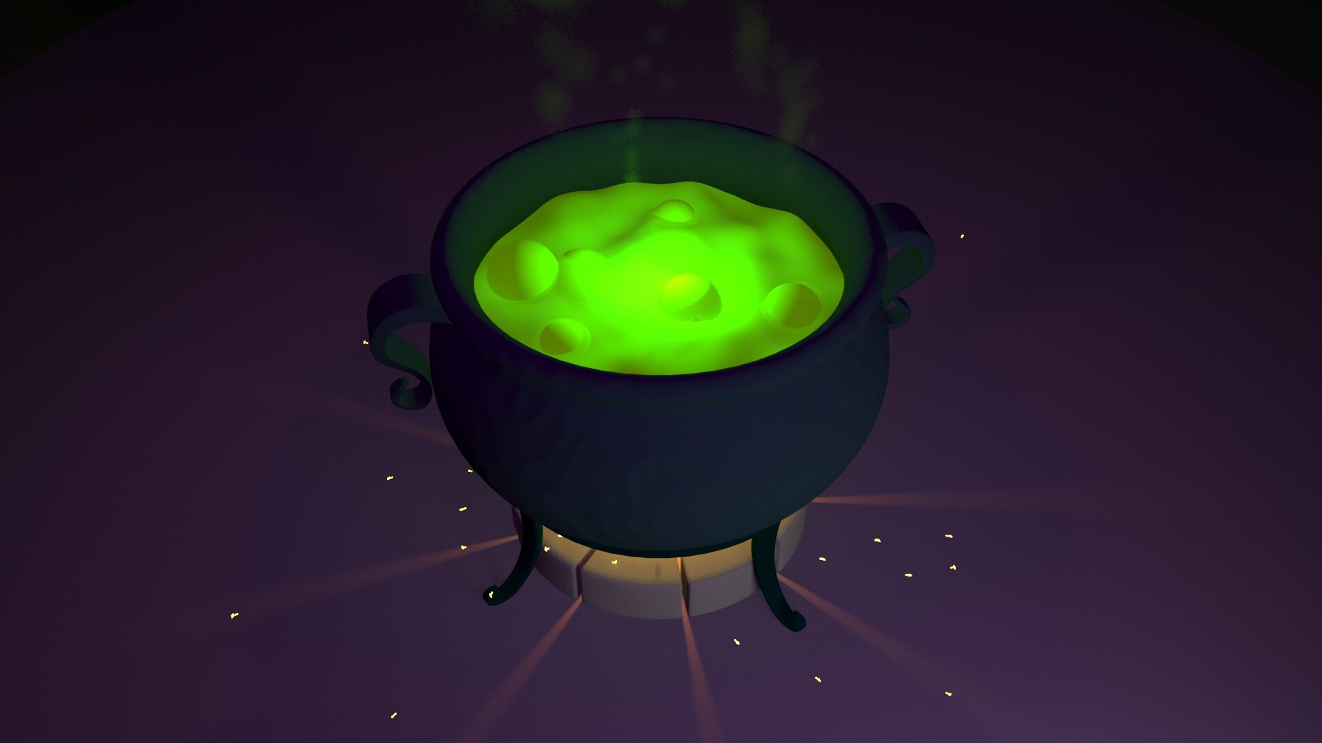 ArtStation - Boiling cauldron