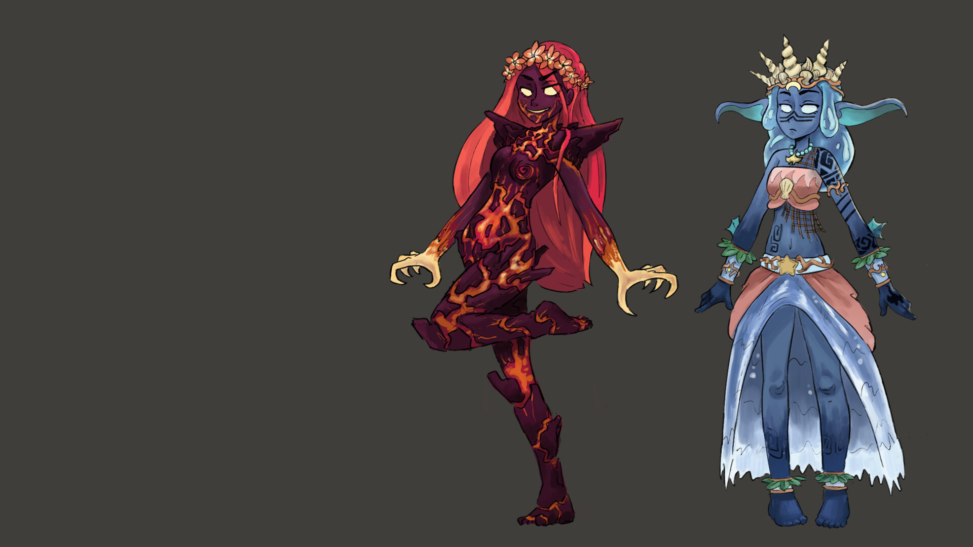 ArtStation - Hawaiian goddessess