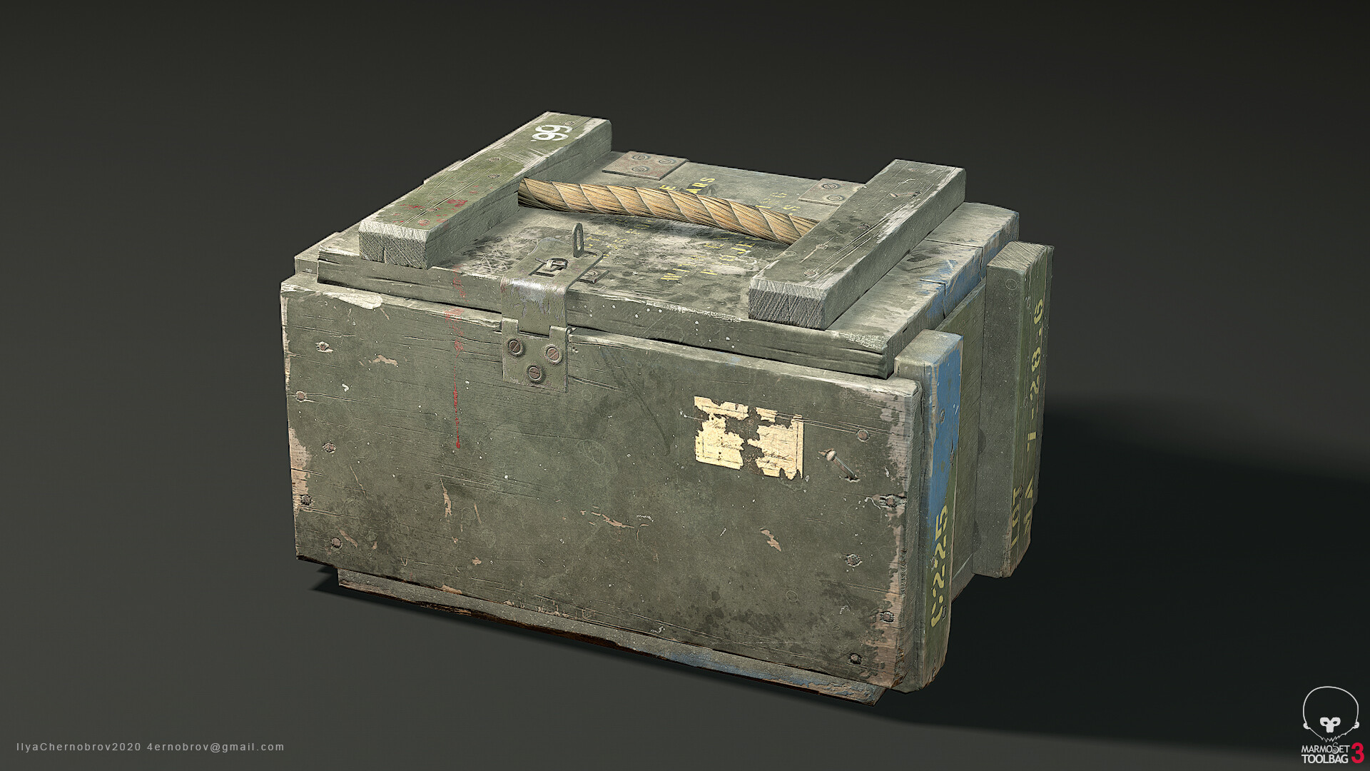 ArtStation - WW2 US Crate